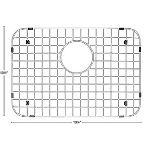 Karran GR-3005 Stainless Steel Bottom Grid 19-3/4" x 13-1/2" Fits E-320