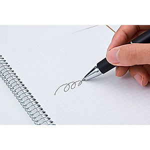 Maruman SPIRAL NOTE BASIC 8.58 x 11.69 inches (A4) after detached, 5mm dot grid, 80 Sheets (N005ES),White