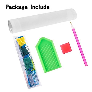 GUMITOON Flowers Diamond Art Painting Kits for Adults - Full Drill Diamond Dots Paintings for Beginners, Round 5D Paint with Diamonds Pictures Gem Art Painting Kits DIY Crafts Kits 12x12inch