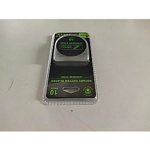 HEADLEY TOOLS 45mm Rotary Cutter Blades 10 Pack Fits Olfa, Fiskars, Replacement Rotary Blade for Arts Crafts Quilting Scrapbooking Sewing, Sharp and Durable