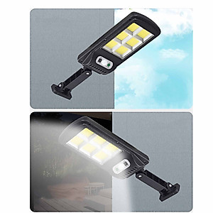 ZhangFacai Patio Lights, Porch Lights, Wall Lights, Solar Wall Lamp, PIR Human Body Induction Long Service Life Suitable for Various Outdoor Courtyards Gardens Lighting