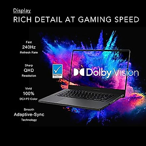 ASUS Zephyrus G15 15.6" 240Hz QHD Gaming Laptop, AMD Ryzen 9 6900HS, GeForce RTX 3080 8GB GDDR6, 16GB DDR5 RAM, 512GB PCIe SSD, Backlit Keyboard, HD Webcam, Win 11 Pro, Gray, 32GB USB Card