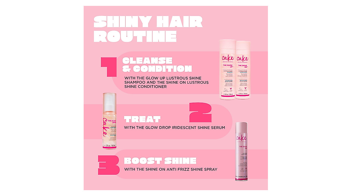 Cake Beauty The Glow Up Shampoo: Shine & Frizz Control
