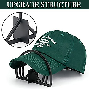 TOOVREN 4-Pack Hat Brim Bender Hat Curving Band Hat Shaper with Two Curve Options No Steaming Required Convinent for All Types of Hats(Black)