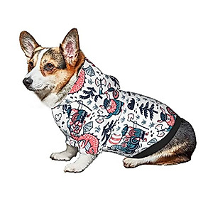 Vikings Dragon Dog Hoodies, Pet Clothes Costumes, Cute Cartoon Pets Wear Hoodie Sweatshirt Outfit for Dogs Cats Outdoor (Large)