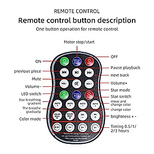 Projector Starry Sky, Adult Playroom, Bluetooth Projector, Kids Night Light Projector,Home Theater Decoration