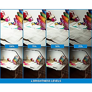 Daylight U35108 Clamp on, LED, Brushed Steel