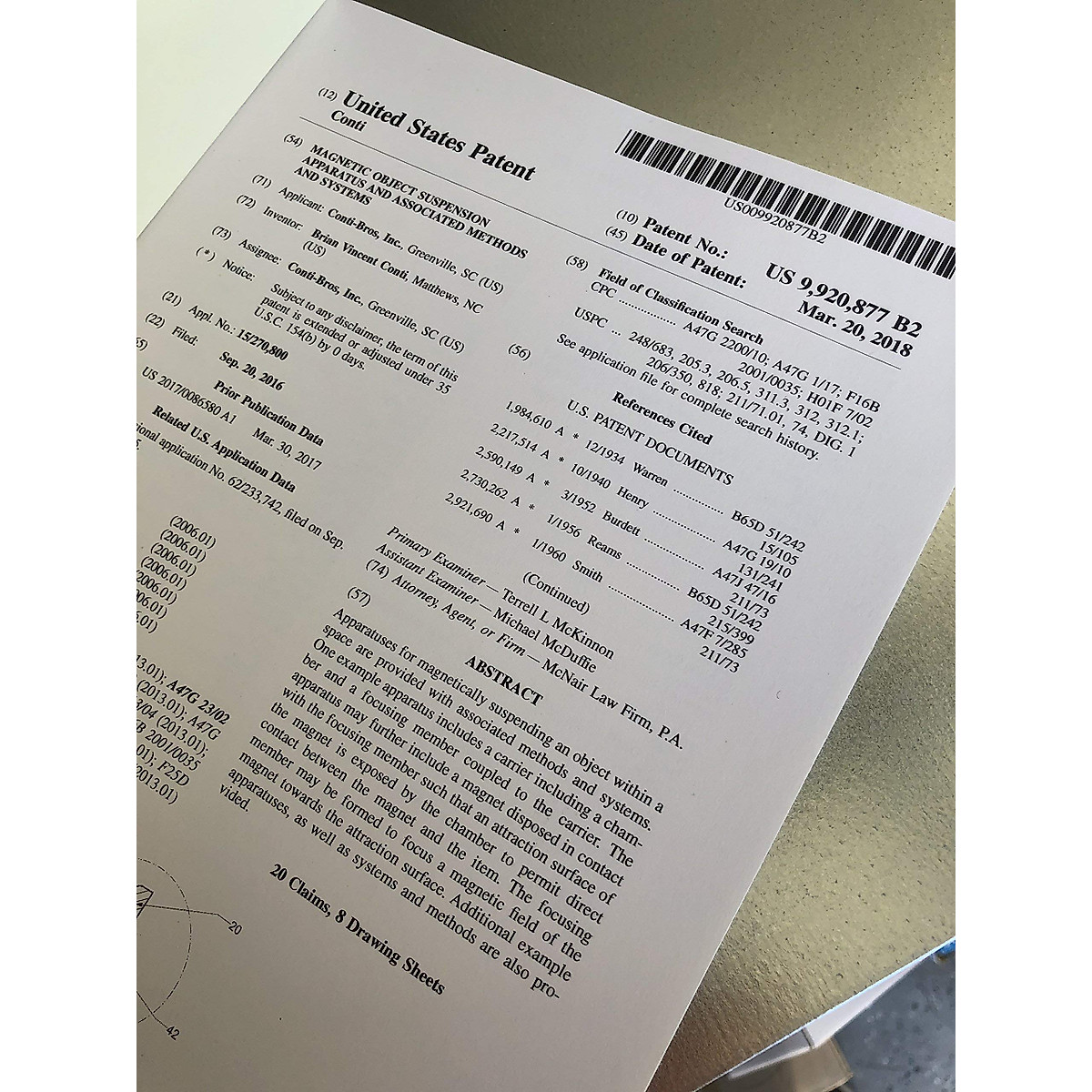 BottleLoft by the original Magnetic Bottle Hanger 2 Strip Pack (holds 6 bottles) by