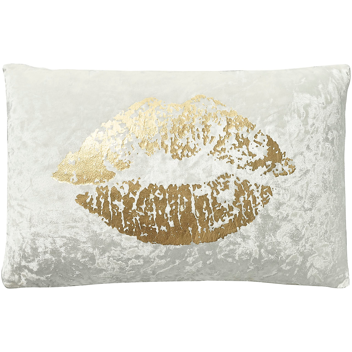 Mina Victory Luminescence Throw Pillow, 12" x 18", Gold