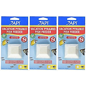 (3 Pack) API 14-Day Pyramid Fish Feeders