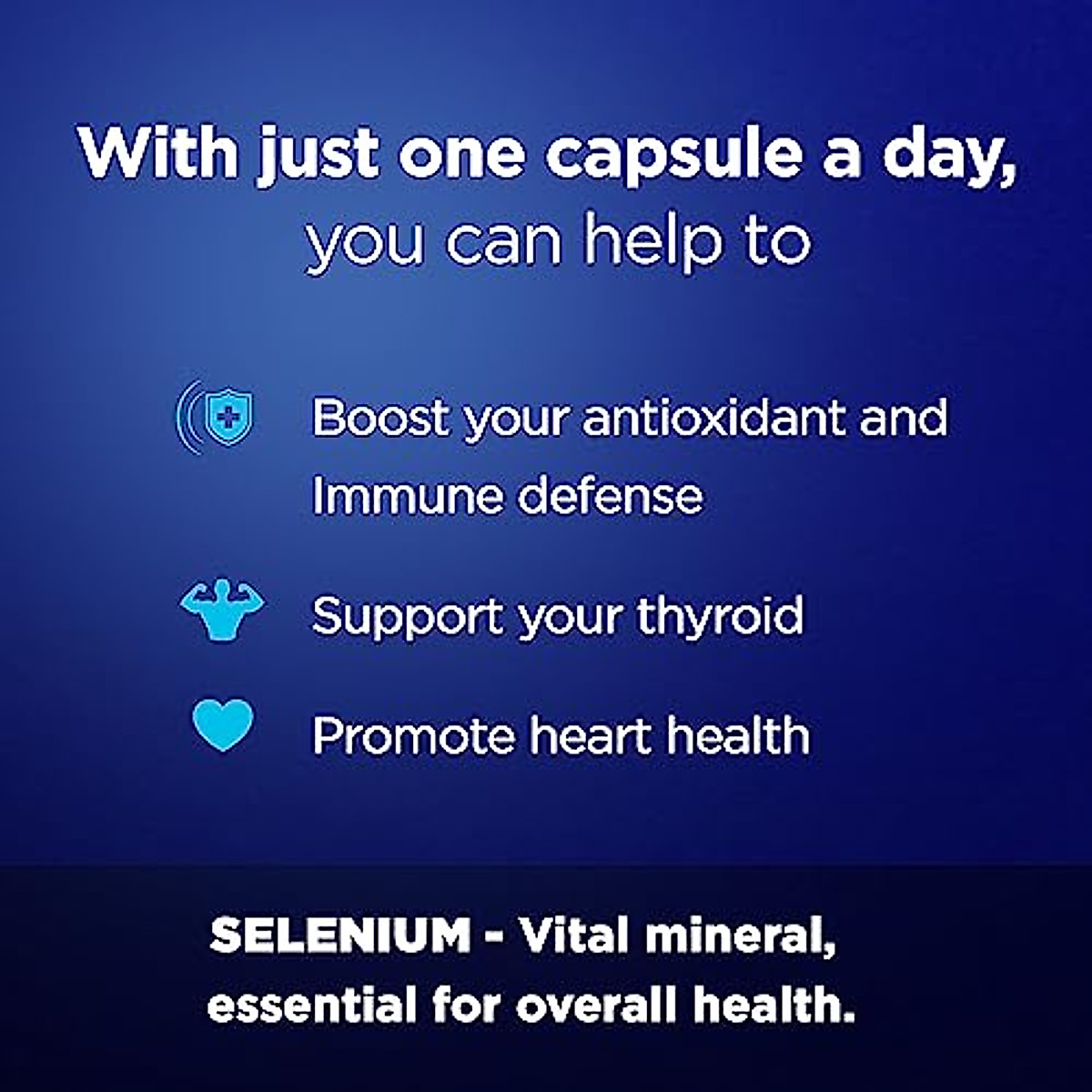 Amvilab Selenium 200, Selenium 200mcg | Healthy Immune, Thyroid Function, Antioxidant Support | High Absorption Formula | Vegan & Non-GMO | 30ct