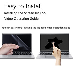 KEANBOLL 2 Pack Anti Glare Screen Protector & KeyBoard Cover for MacBook Air 13.6 Inch M3 M2 Chip, (Model: A3113 A2681),Anti Glare,Anti Fingerprint Filter