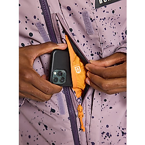 Burton Men's Standard Dunmore 2L Jacket, Elderberry Spatter, Large