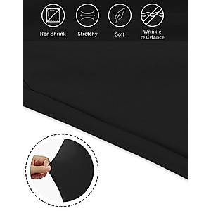 AFITNE Dress Pants for Women Business Casual Stretchy Straight Leg Work Pants Yoga Dress Slacks High Waisted with Pockets Black 31" L