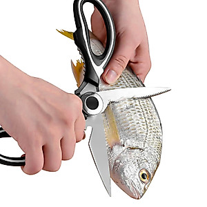 Kitchen Shears,2-Pack Heavy Duty Kitchen Scissors,Dishwasher Safe Meat Scissors,Kitchen Scissors for General Use for Chicken/Poultry/Fish/Meat