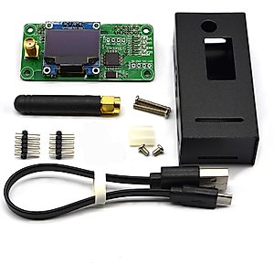 GOOZEEZOO MMDVM Hotspot Board (V1.5.2) + Antenna + OLED Display Aluminium Case Support UHF C4FM YSF NXDN DSTAR P25 DMR Fully Assembled and Tested (Raspberry pi not Included)