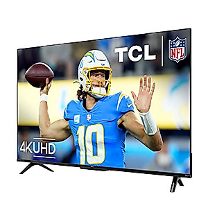 TCL 43-Inch Class S4 4K LED Smart TV with Roku TV (43S450R, 2023 Model), Dolby Vision, HDR, Dolby Atmos, Works with Alexa, Google Assistant and Apple HomeKit Compatibility, Streaming UHD Television