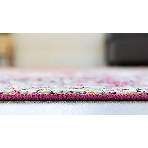 Unique Loom Richmond Collection Area Rug - Medallion (2' x 6' 1" Runner, Multi/ Black)