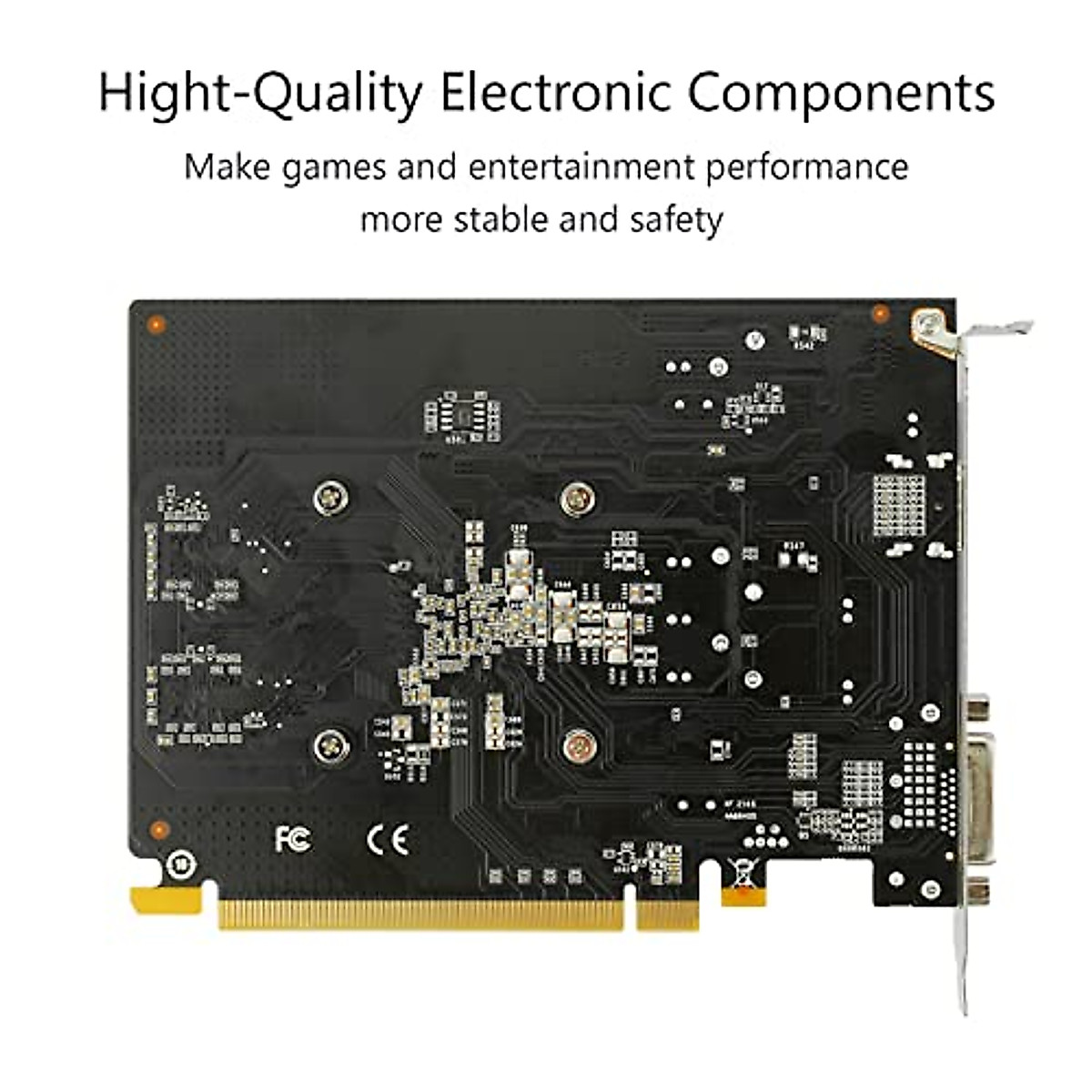 QTHREE NVIDIA GT 1030 2GB GDDR5 Graphics Card,64 Bit,DVI-D,HDMI,Desktop Gaming Video Card for PC,Computer GPU,PCI Express x4,DirectX 12,Support 4K