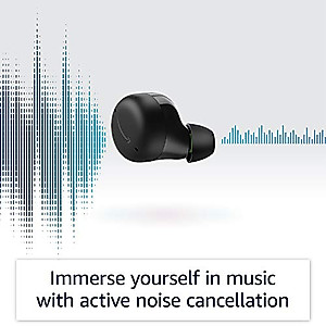 Echo Buds with Active Noise Cancellation (2021 release, 2nd gen) | Wired charging case | Glacier White