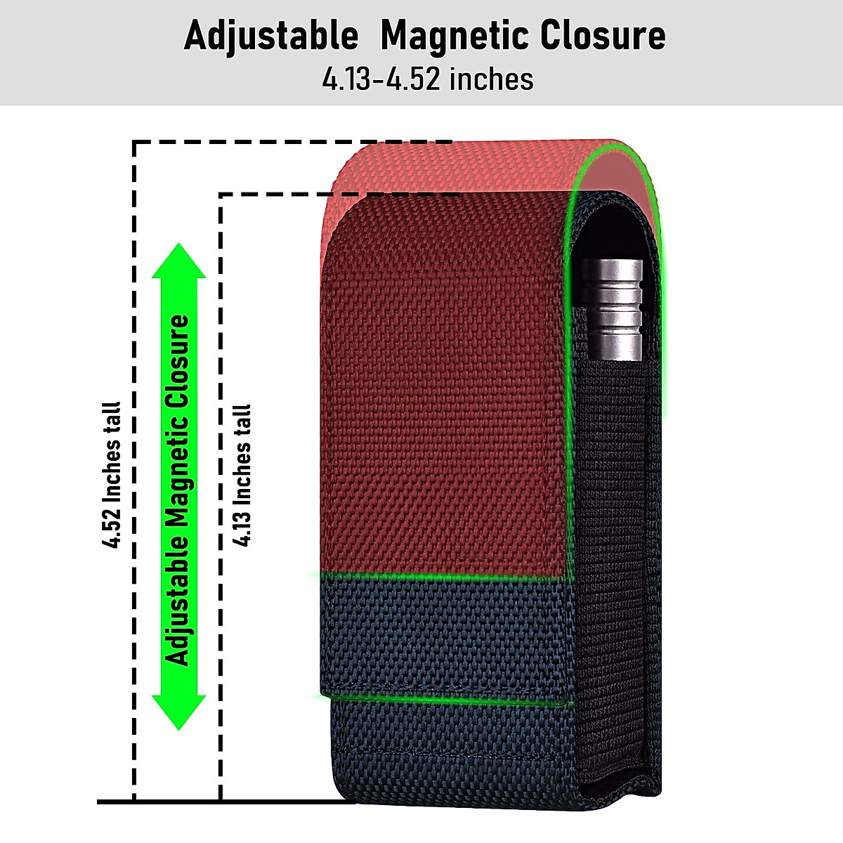 ykooe Multitool Sheath Compatible with Leatherman EDC Belt Organizer Tool Holster Nylon Pouch, Blue