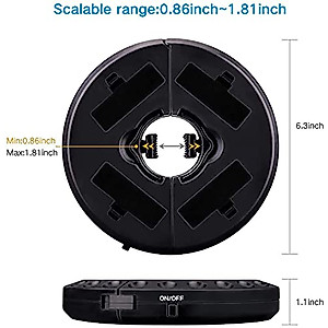 Patio Umbrella Light Warm White 3 Lighting Modes Cordless 24 LED Lights,4 AA Battery Operated Umbrella Pole Light for Patio Umbrellas Camping Tents or Outdoor Use