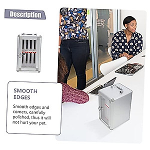 MAGICLULU Mobile Phone Safe Storage Cabinet with Lock Desk Speaker Smart Phone Cell Phone Cabinet Cell Block Phone Jail Fridge Locks Aluminum Alloy Frame, Fiberboard Phone Storage Box Locker