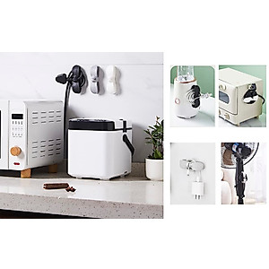 Cord Organizer for Kitchen Appliances Receiving Reel Upgraded, Best Power Cord Holder Winder Wrappers Silicone with Stick On Adhesive Amlits Accessories for Mixer, Pressure Cooker, Air Fryer (3 Pack)