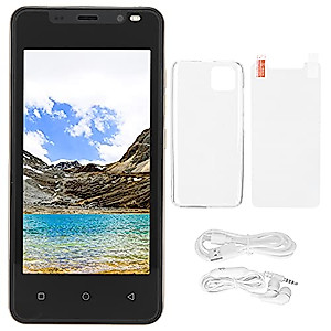 Bewinner IP12 Pro Unlocked Cellphone, 512MB 4GB Dual Cards Dual Standby 3G Smartphone Support Expansion 128GB Memory Card for Android Unlocked Smartphone (Gold)