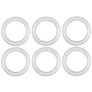 Set of 6 Silicone O Rings for Brieftons Glass Bottles