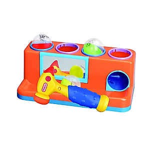 Nothing But Fun Toys Lights & Sounds Pound and Play Designed for Children Ages 18+ Months,Multi