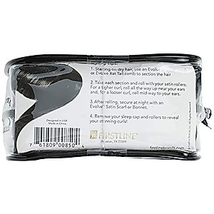 Evolve Satin-Covered Rollers, 18 Piece