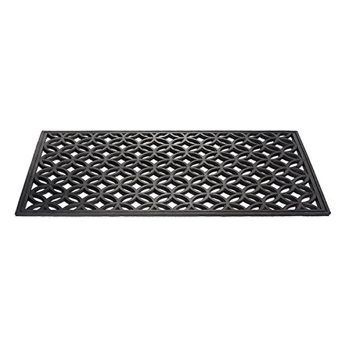 DII Rubber Doormats Collection All Weather, 18x30, Lattice