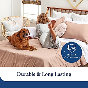 Cosy House Collection Everyday 1500 Series Duvet Cover Set - Master Bedroom Essentials - All Season, Moisture-Wicking & Silky Soft - Easy to Maintain & Long Lasting - 3 Piece (Full/Queen, Grey)