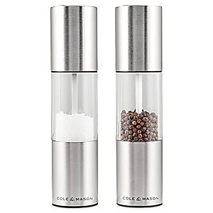 Cole & Mason Oslo PM/SM GS 180mm Clr S/Steel Precisio, 185 mm, Silver/Clear