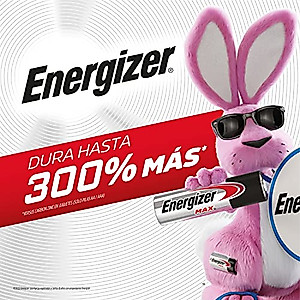 Eveready Energizer Max Alkaline AAA Batteries 8 ea, Silver (E92MP-8)