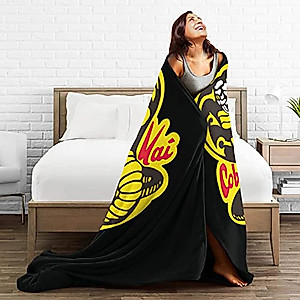 Blankets Ultra-Soft Flannel Throw Blanket Warm Fuzzy Lightweight Blanket,Fluffy Cozy Plush Fleece Comfy Blanket for Couch Sofa Bed 50"X40"