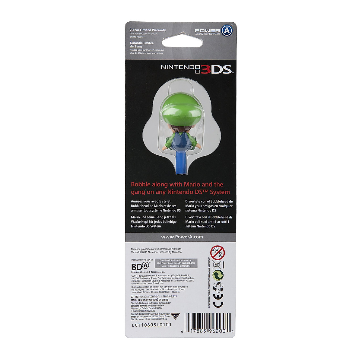 PowerA Character Bobblehead Stylus for DS - Baby Luigi