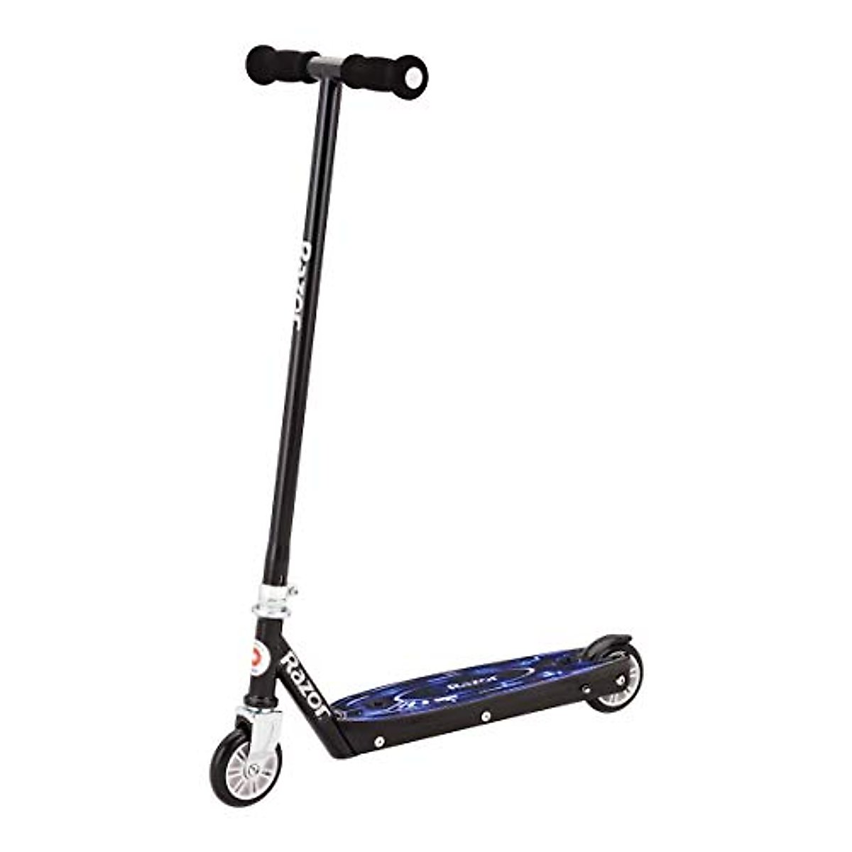 Razor Tekno Kick Scooter for Kids Ages 6+ - Pulsating Multi-Color Lighted Deck, For Riders up to 143 lbs