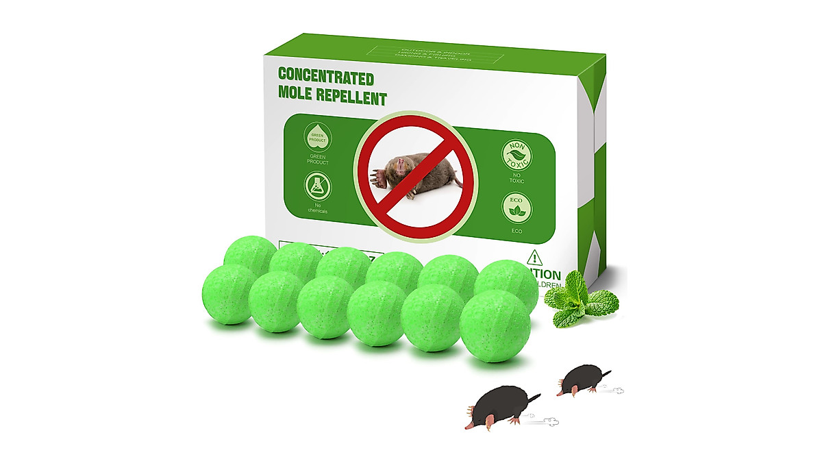 MAGIC CAT Natural Mole Repellent - Protect Your Lawn