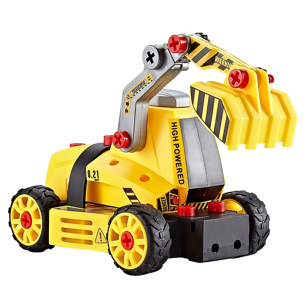 Think Gizmos 7 in 1 Take Apart Truck Car Toys with Electric Drill,Educational Toy Ideal Gift for Boys or Girls Age 3 4 5 6 7 STEM Construction Engineering Learning Toys Building Play Set for Kids