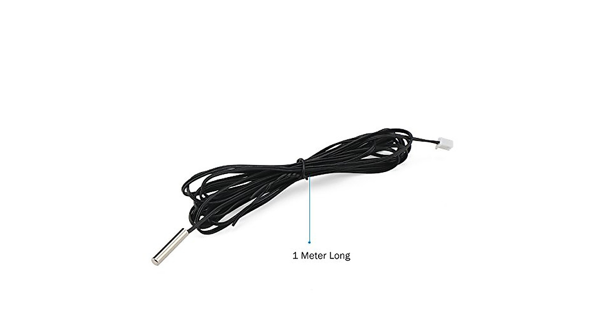 10K Temperature Sensor Probe, DROK 5pcs 1 Meter Waterproof Temp Sensor ...