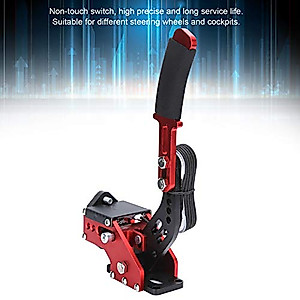 Estink USB Handbrake Game Handbrake High Precise Aluminiu for Indoor Garden(red, White)