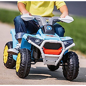 Kid Trax Nickelodeon's Paw Patrol Toddler Quad Electric Ride On Toy, 18-30 Months, 6 Volt, Max Weight 44 lbs, Blue, Large