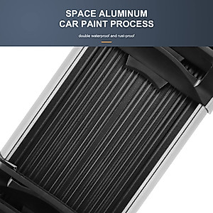 Maypott Dish Organizer Rack for Cabinet, Adjustable Plate Holder Small Dish Drying Racks, Under Sink Storage Countertop Mount with Removable Slots