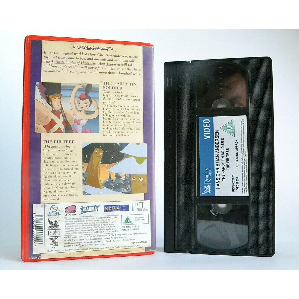 The Hardy Tin Soldier:T By H.C.Andersen Fairy Tale - Animated - Children's - VHS