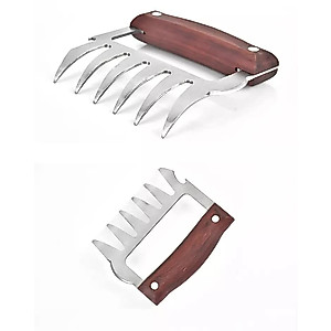 3-in-1 Shredder, Bottle Opener, Knife: The Ultimate BBQ Claws for Shredding Pork, Chicken, and More - Smoking Meat Accessories