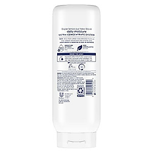Dove Ultra Daily Moisture Concentrate Shampoo for Dry Hair Moisturizes and Smooths in 30 Seconds, Ultra-Lather Technology and 2X More Washes 20 oz