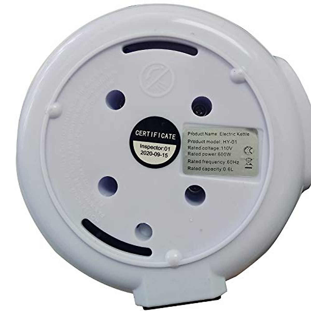 Foldable Portable Electric Kettle with Food Grade Silicone, 9 Mins Fast Water Boiling Tea Pot Coffee Pot for Camping or Travel, Collapsible Kettle with Separable Power Cord 110V US Plug 600ML Pink