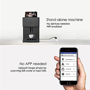 Food-grade Coffee Latte Machine, Automatic Bean To Cup Coffee Machine, 3D Art Printer Digital Inkjet, WIFI Photo Printing Touch Screen Display, DIY Decoration Maker, for Coffee Shop